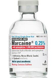 Marcaine™ with Epinephrine Bupivacaine HCl / Epinephrine, Preservative ...